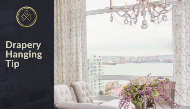 Design Tip: Drapery Hanging - A Stroke of Genius
