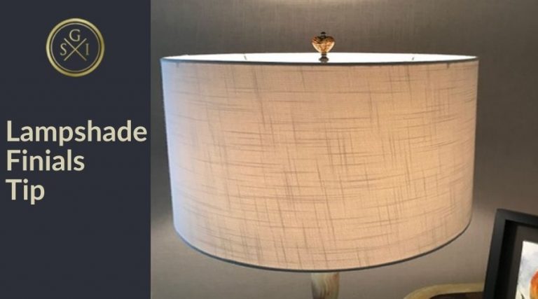 Design Tip: Lampshade Finials - A Stroke of Genius