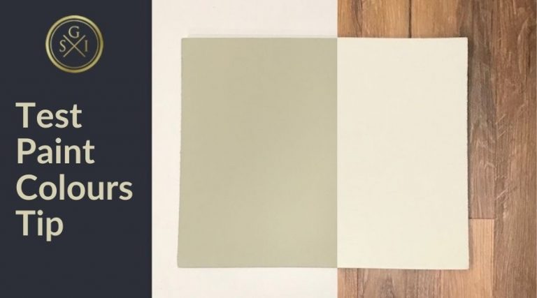 Design Tip: Test Paint Colours - A Stroke of Genius